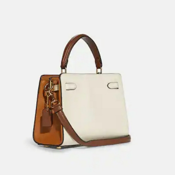 Coach | Bags | Coach Lane Mini Colorblock Top Handle Bag | Poshmark